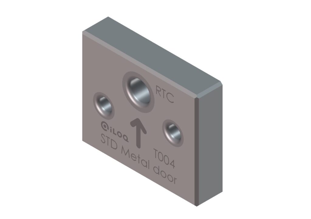 iLOQ Boormal voor C10S.50 Cam Lock, op metalen plaatdeur - BrightLocks BV